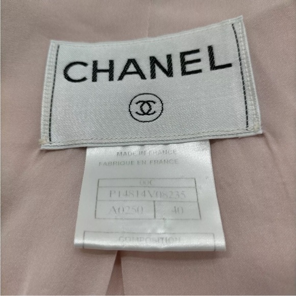 CHANEL | Jackets & Coats | Chanel Wool Tweed Light Pink Jacket | Poshmark